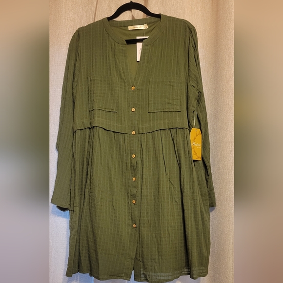 ANDREE BY UNIT | Dresses | Andreea By Unit Olive Dress | Poshmark